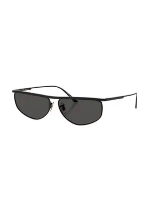 Oliver Spencer X Khaite 1986c Sunglasses - Matte Black