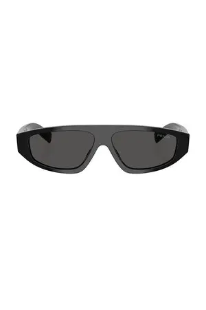 Prada Shield Sunglasses - Black