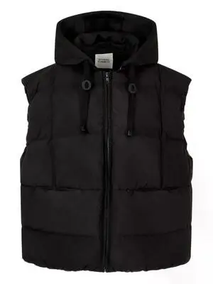 STUDIO TOMBOY Zip-up Gilet - Black