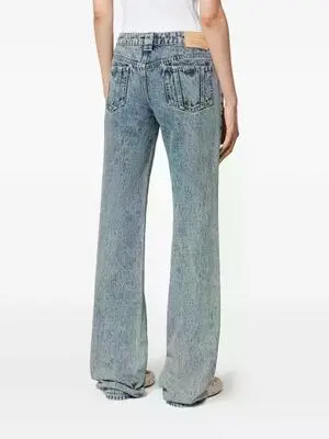MARANT ETOILE Jaylis Panelled Jeans - Blue