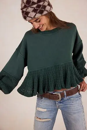 Free People Frill Sweatshirts Hoodies For Women