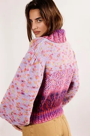 Free People Sugar And Sweets Knit Bomber