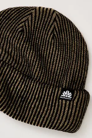 AUTUMN Cord Double Roll Beanie - Chinchilla