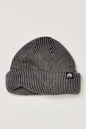 AUTUMN Cord Double Roll Beanie - Navy