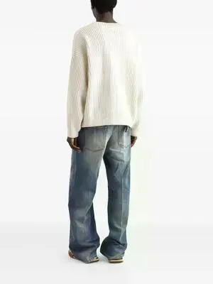 Dolce & Gabbana V-neck Ribbed Sweater