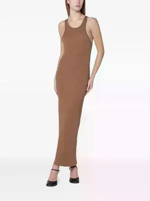 ENTIRE STUDIOS Crew Neck Midi Dress