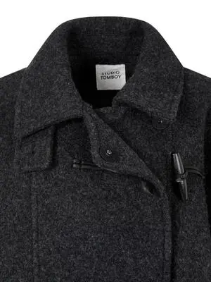 STUDIO TOMBOY Wool Side-toggle Coat - Grey