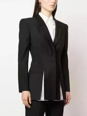 Givenchy Shoulder-pads Wool-mohair Blazer
