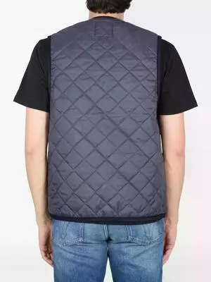 LAVENHAM Quilted-pattern Waistcoat