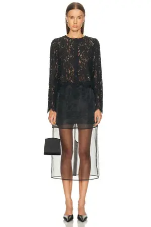 FRAME Lace Blouse