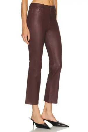 FRAME Leather Reboot Crop Pant