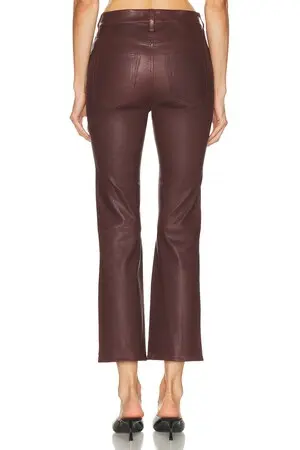 FRAME Leather Reboot Crop Pant