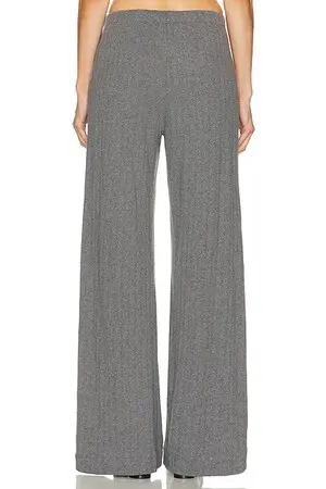 LESET Pointelle Boxer Pant - Granite