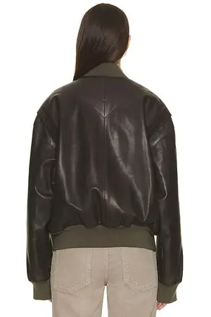 THE ROW Morisel Bomber Jacket - Coffee