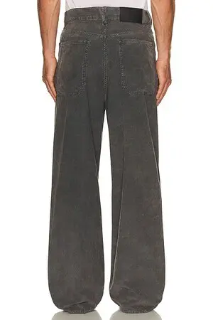 SUNFLOWER Super Wide Cord Pant - Grey