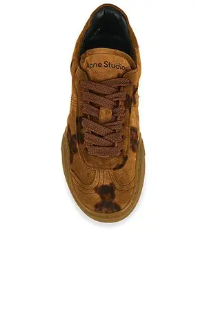 Acne Studios Bars Bear Print Sneakers
