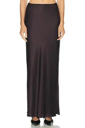 Sablyn Grace Bias Cut Maxi Skirt - Oak Tree