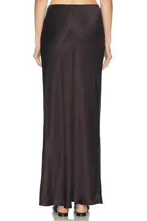 Sablyn Grace Bias Cut Maxi Skirt - Oak Tree