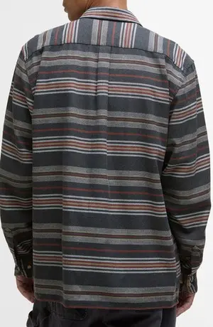 Barbour Bowscale Blanket Stripe Cotton Button-up Shirt