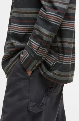 Barbour Bowscale Blanket Stripe Cotton Button-up Shirt