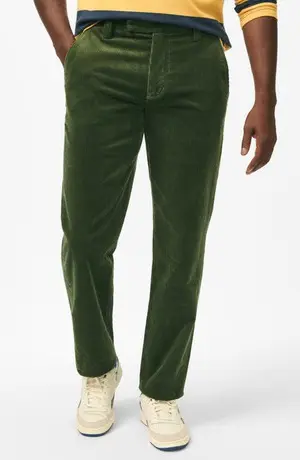 Brooks Brothers Flat-front Corduroy Trousers