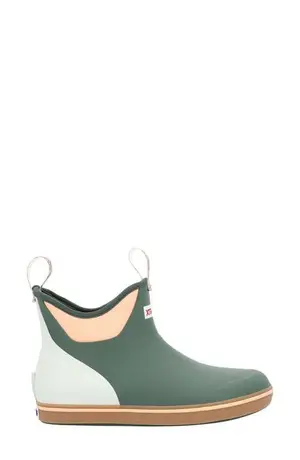 XTRATUF Waterproof Ankle Deck Boots - Garden Green