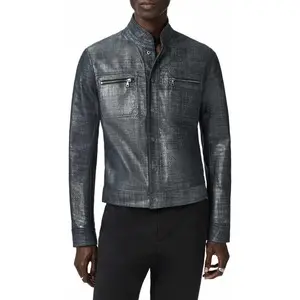 John Varvatos Reversible Leather Jacket
