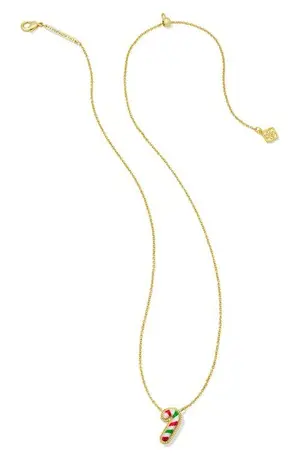 Kendra Scott Candy Cane Pendant Necklace