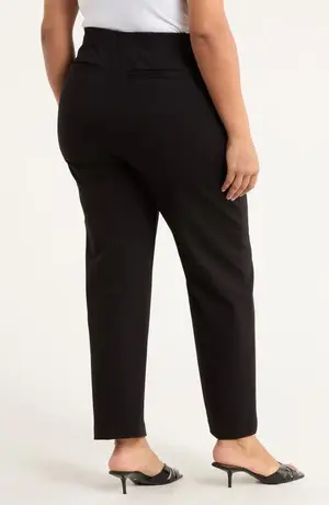 LIVERPOOL Pintuck Pleat Front Slim Leg Pants