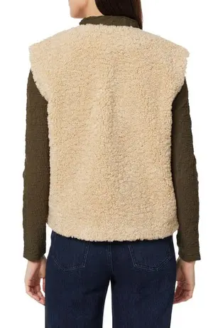 Habitual Faux Shearling Vest