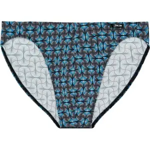 HOM Aloys Comfort Micro Briefs - Dark Grey Print