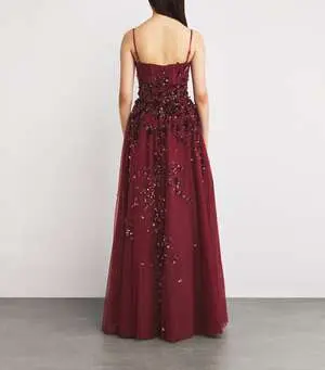 Zuhair Murad Floral Sequinned Gown