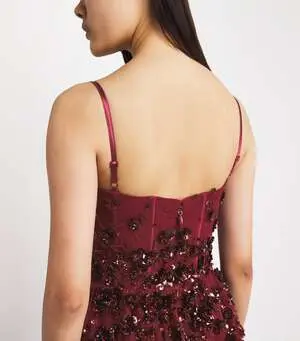 Zuhair Murad Floral Sequinned Gown