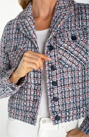 LIVERPOOL Tweed Crop Jacket
