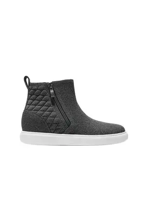 Vivaia Round-toe Wedge Sneakers - Rich Grey