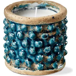 TAG Hobnail Citronella Candle 12 Hour Burn Perfect For Summer - Blue