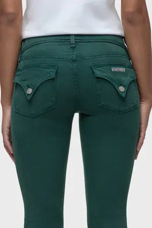 Hudson Jeans Beth Mid-rise Baby Bootcut Jean - Darkest Spruce