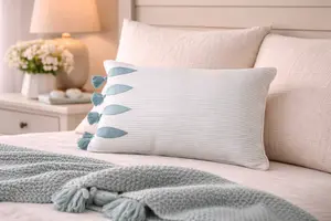 C&F HOME Tassel Fish Cotton Blend Accent Pillow