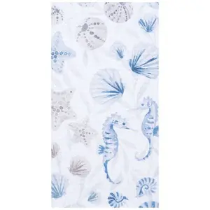 C&F HOME 27" X 18" Under The Sea Kitchen And Bathroom Graphic Print Hand Towel - Blue