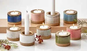 TAG Glazed Stoneware Taper Tealight