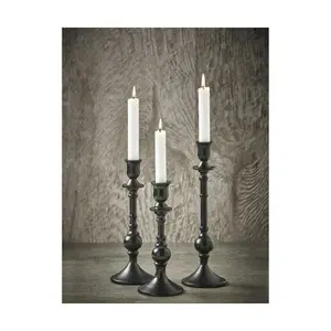 TAG Westport Cast Aluminum Taper Candle Holder Medium