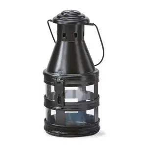 TAG Fireside Lantern Candle Holder For Everyday Use - Black