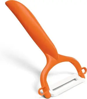 KYOCERA Advanced Ceramic Horizontal Y Peeler - Orange