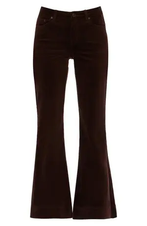 BAYEAS Mid-rise Flare Corduroy Pants
