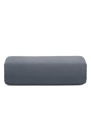 CRANE HOME Oasis Crinkled Cotton Gauze Fitted Sheet - Midnight Tide