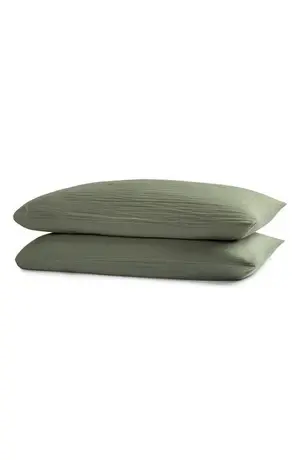 CRANE HOME Zen Crinkled Cotton Gauze 4-piece Sheet Set