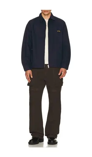 STAN RAY Zip Shirt In Navy