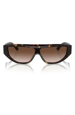 SCUDERIA FERRARI 125mm Shield Sunglasses - Havana/gradient Brown