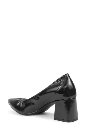 Aerosoles Elisea Pointed Toe Pumps - Black Crinkle Patent