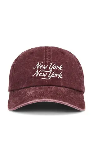 CORRIDOR Script Ny Ny Cap - Burgundy